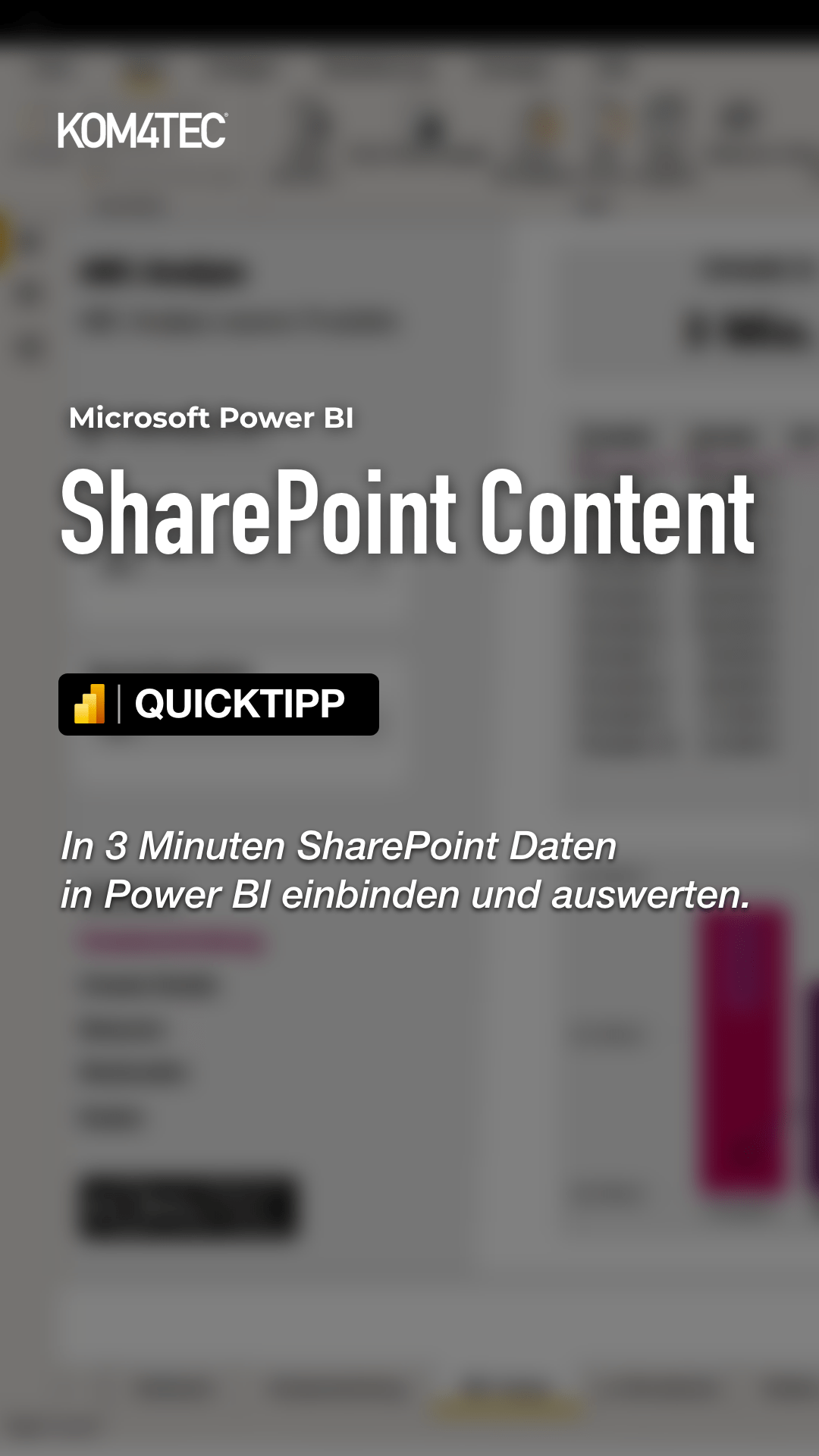 Power BI Quick Tip - SharePoint - KOM4TEC GmbH